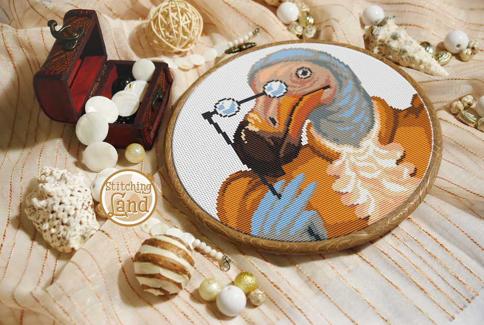 Mrs. Dodo Cross Stitch Pattern – Stitchingland