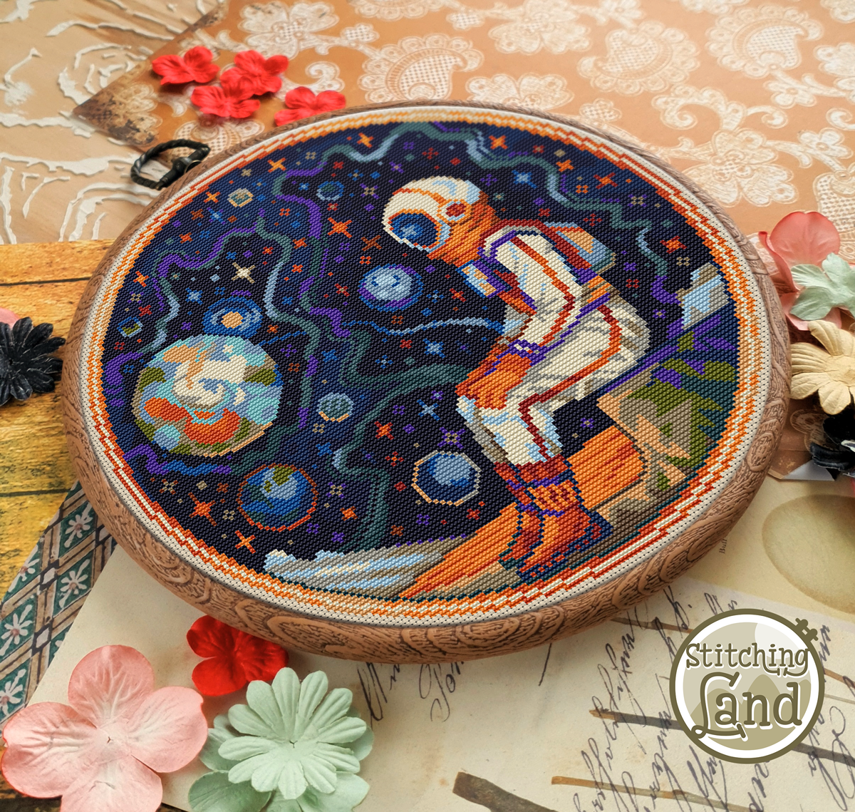 Starbound Sleep Cross Stitch Pattern – Stitchingland