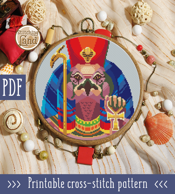 Ra Cross Stitch Pattern – Stitchingland