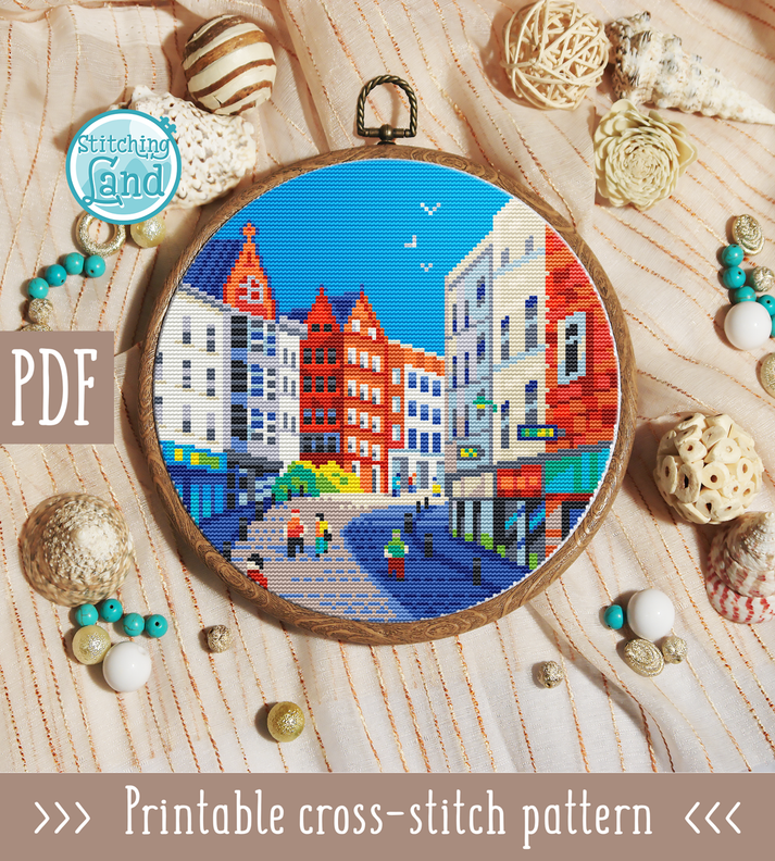 Street Cross Stitch Pattern – Stitchingland