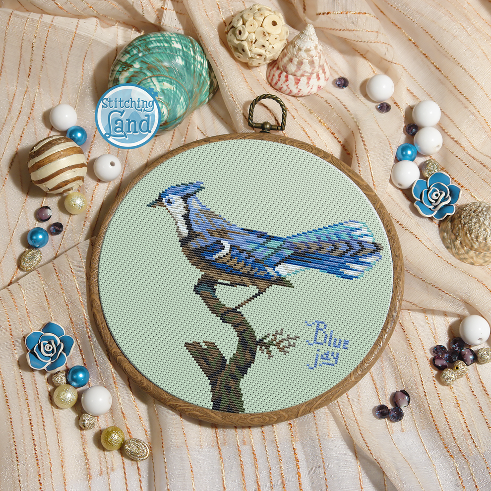 Blue Jay Cross Stitch Pattern – Stitchingland