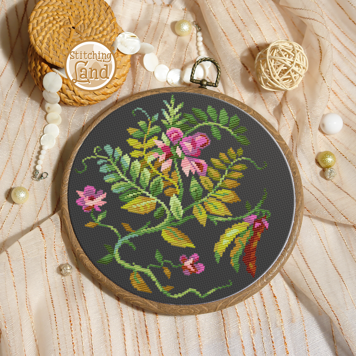Sea Pea Cross Stitch Pattern – Stitchingland