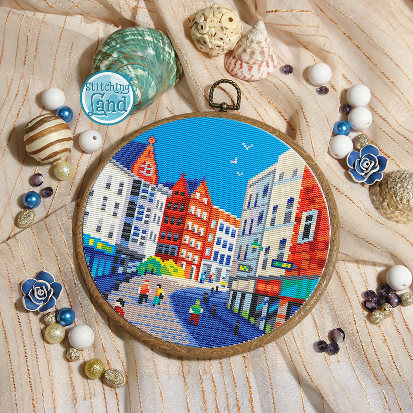 Street Cross Stitch Pattern – Stitchingland